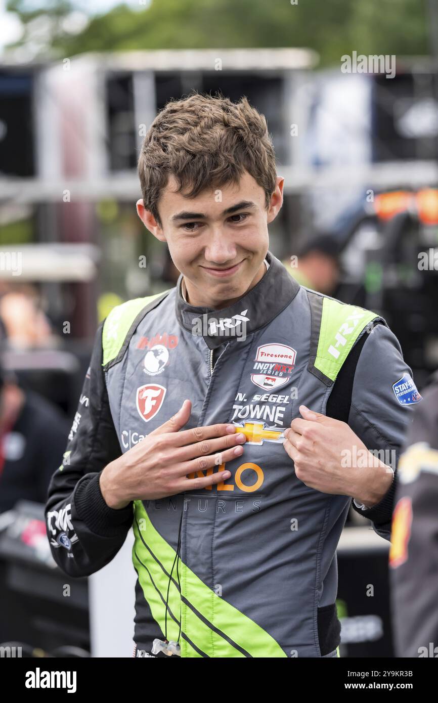 NTT INDYCAR SERIES driver, Substitute driver, NOLAN SIEGEL (78) from ...