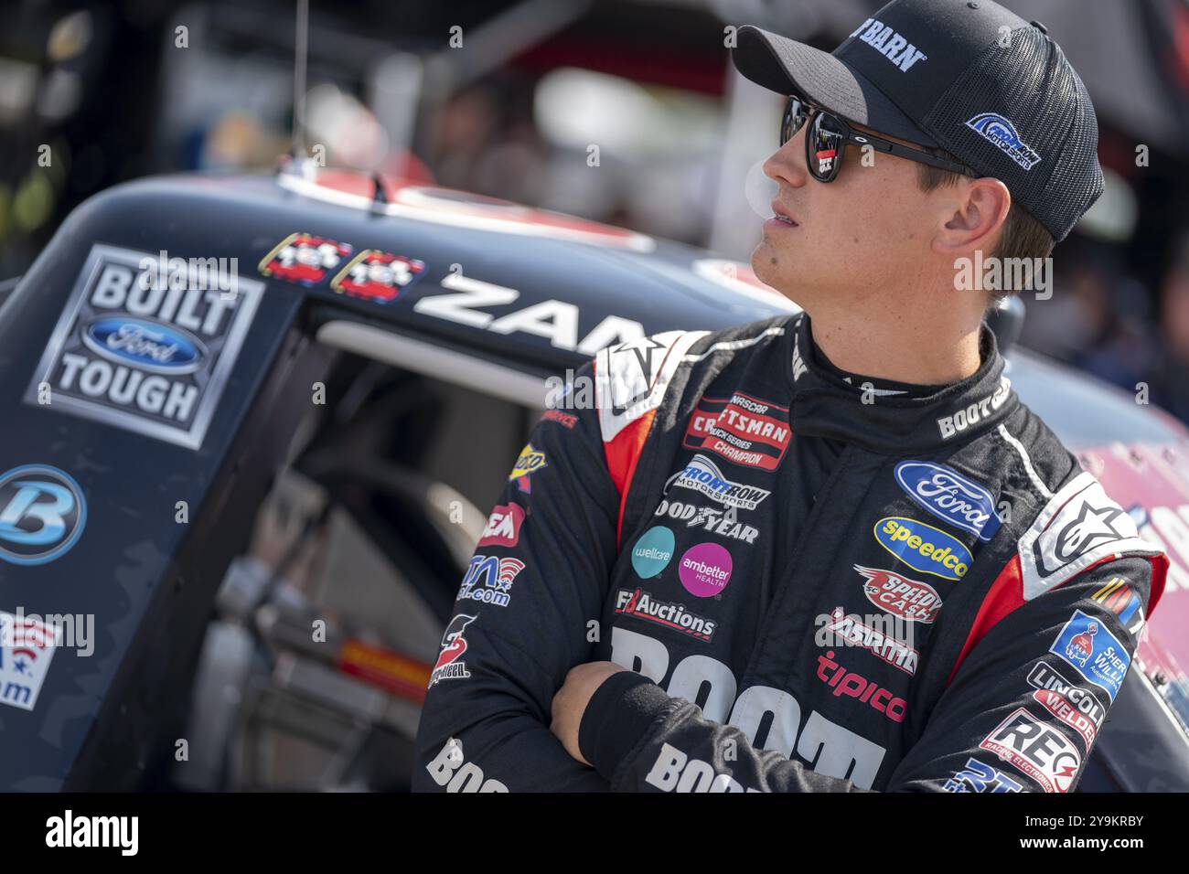 NASCAR Craftsman Truck series Driver, ZANE SMITH (38) takes to the ...