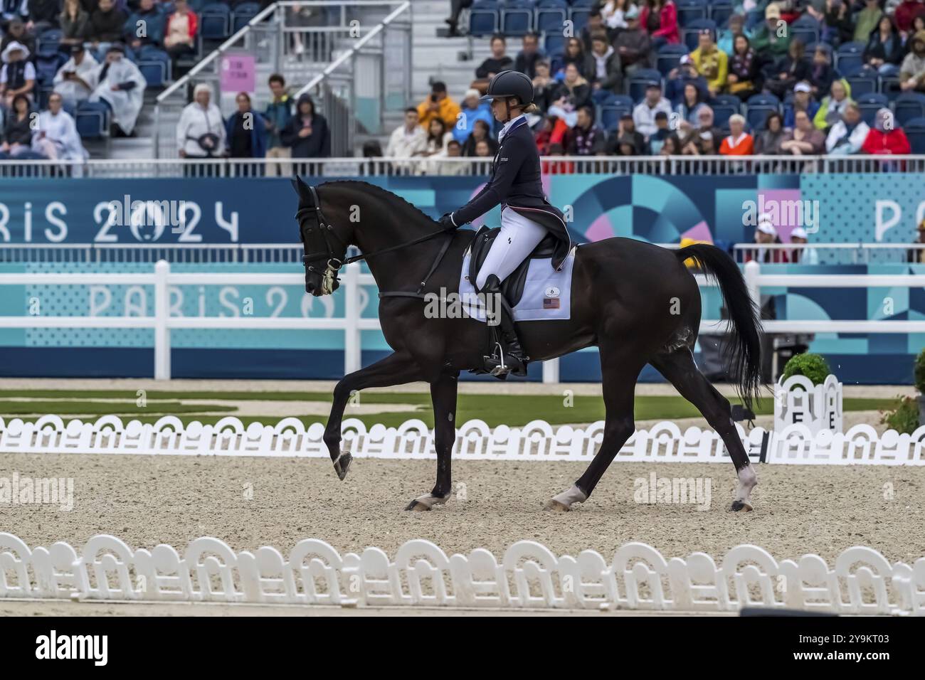 CAROLINE PAMUKCU (USA) rides HSH BLAKE in the Equestrian Eventing ...