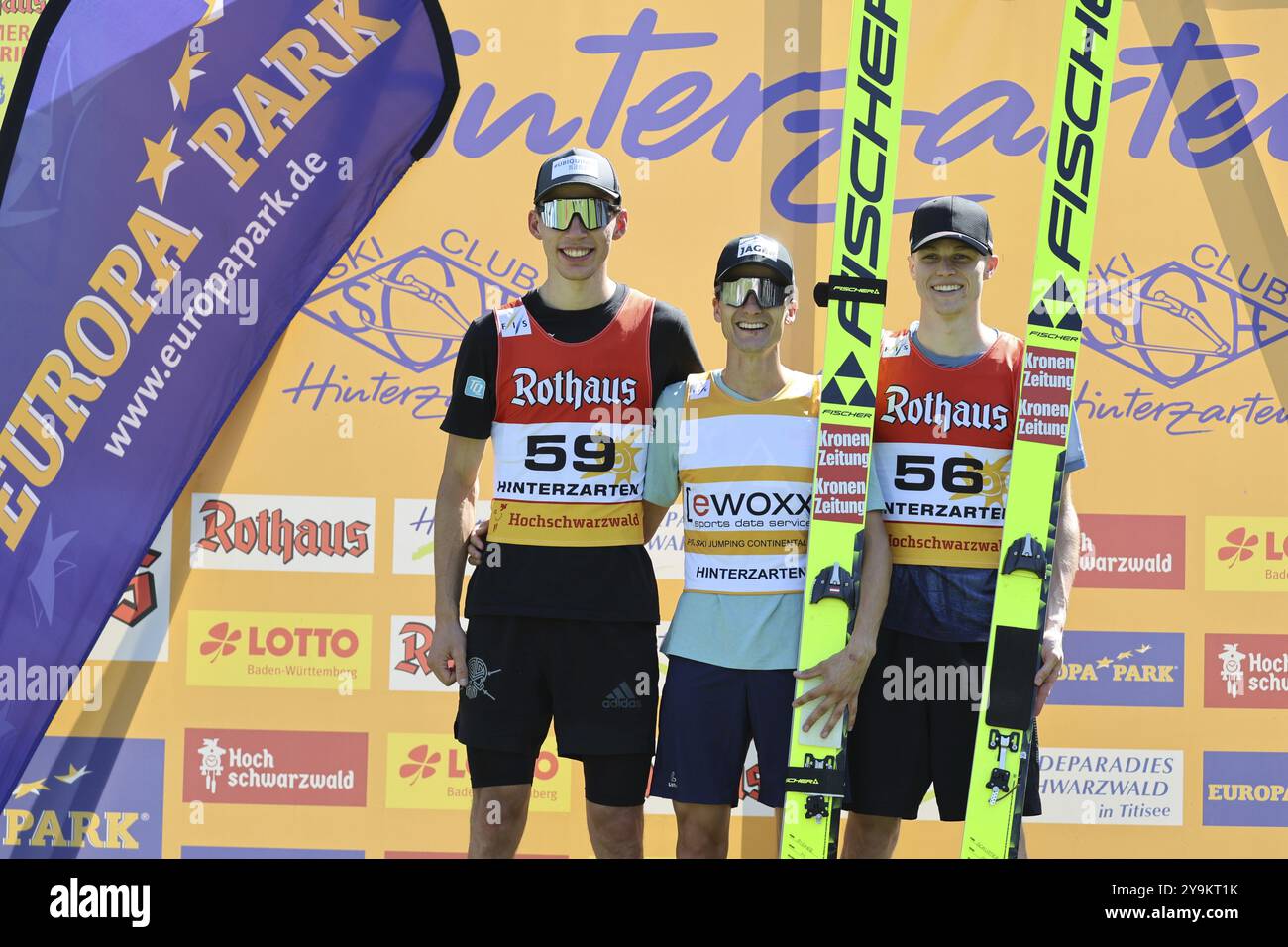 Real winners: from left to right. Luca Roth (SV Messstetten), Clemens ...