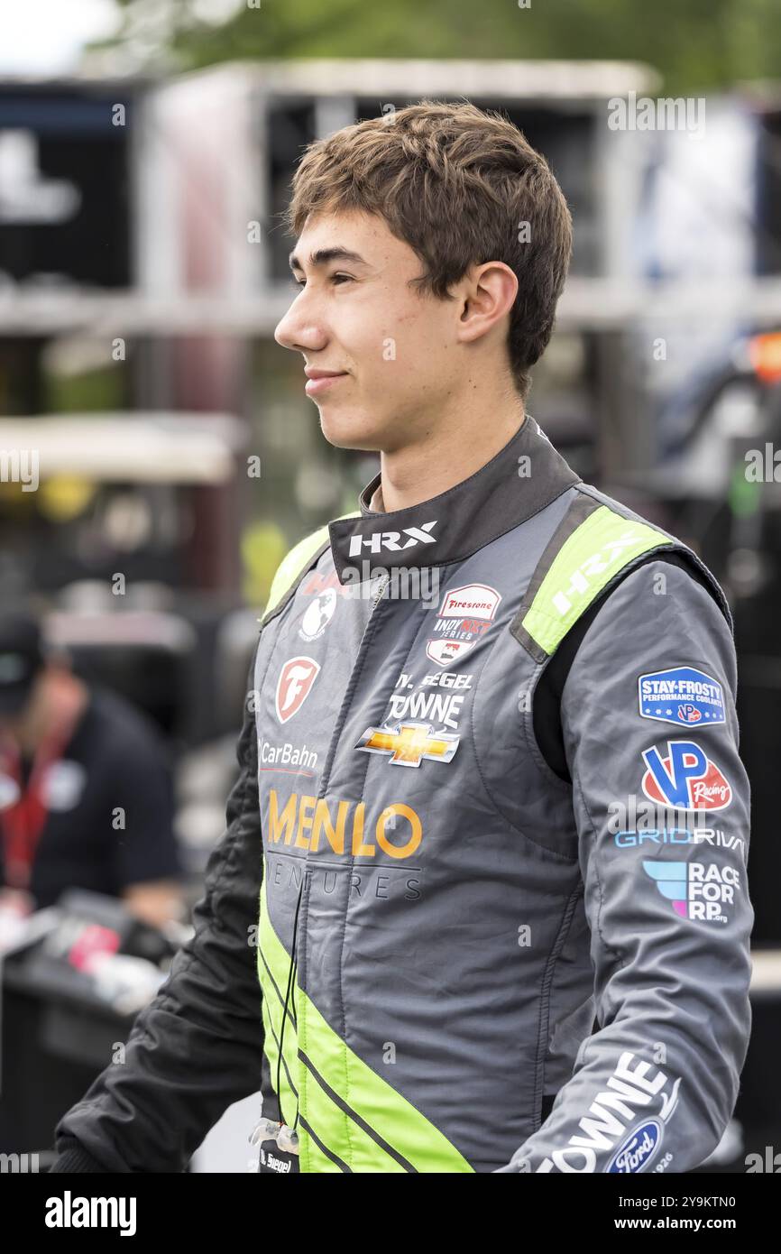 NTT INDYCAR SERIES driver, Substitute driver, NOLAN SIEGEL (78) from ...