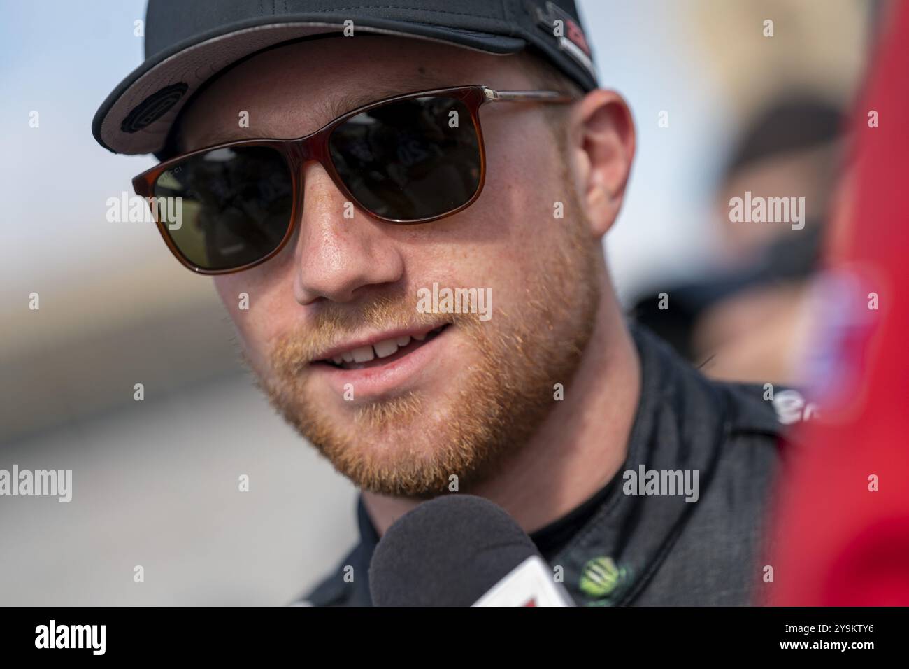 NASCAR Cup Driver, Tyler Reddick (45) takes to the track to qualify for ...