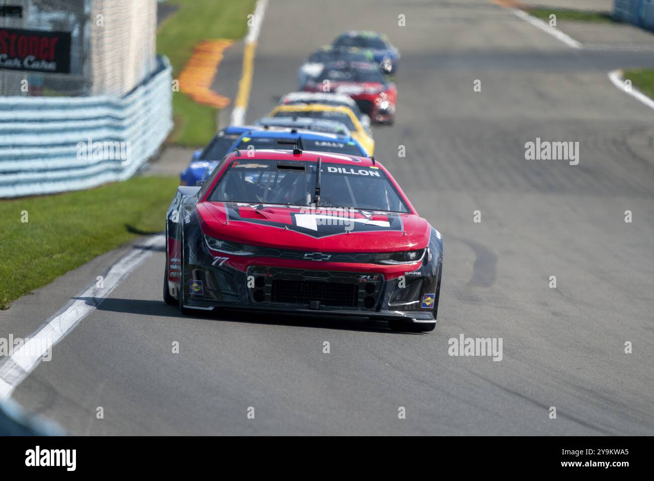 NASCAR Cup Driver, Ty Dillon (77) races for position for the Go Bowling ...