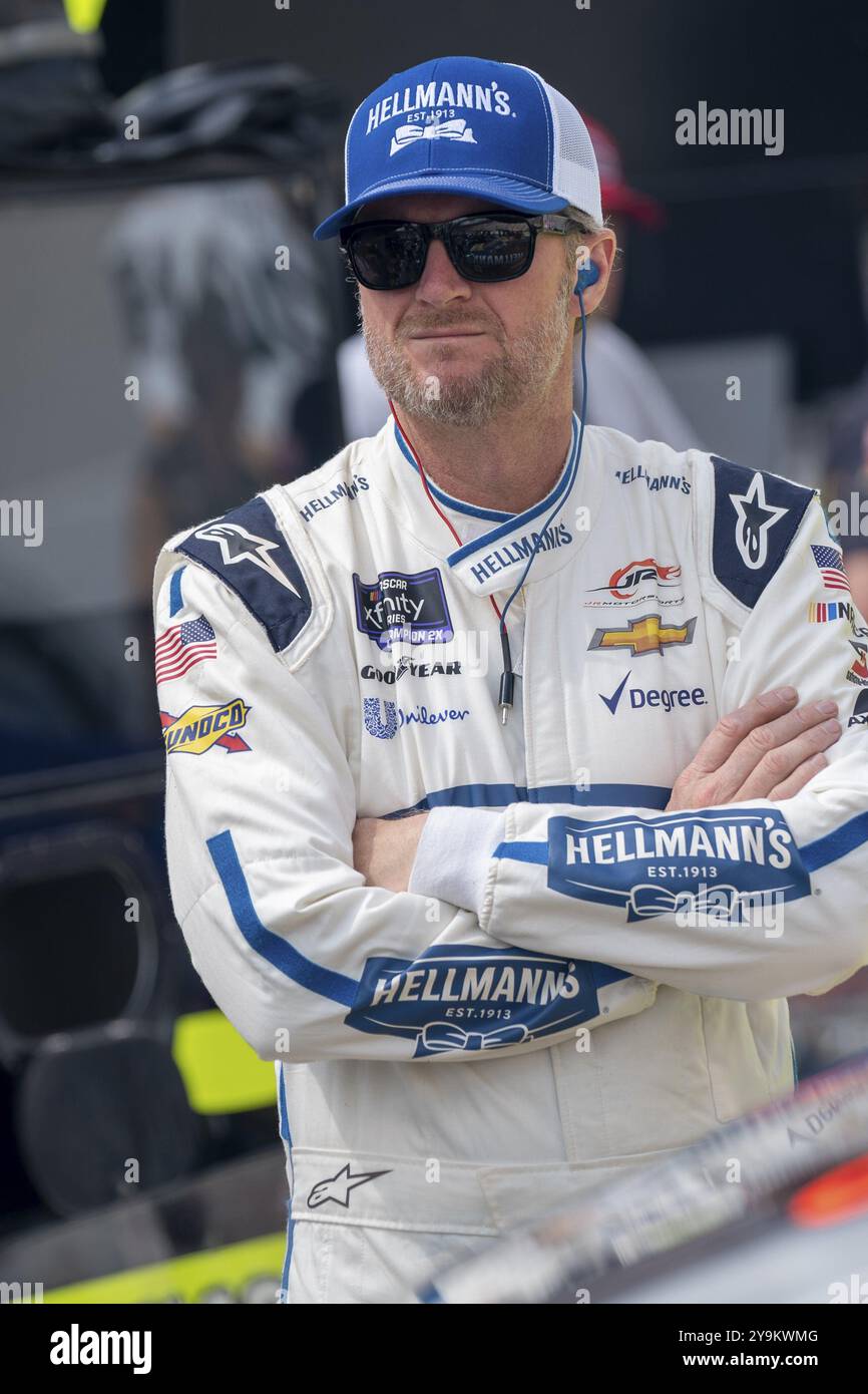 NASCAR Xfinity Series Driver Dale Earnhardt Jr. (88) takes to the track ...