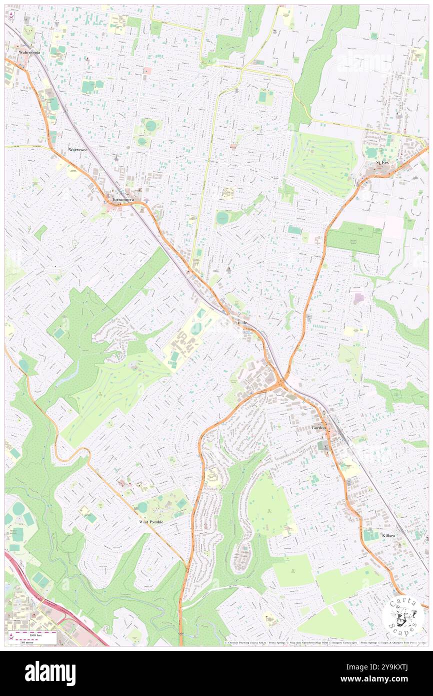 Pymble, Ku-ring-gai, AU, Australia, New South Wales, S 33 45' 0'', N ...
