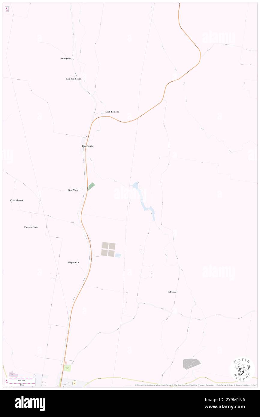 Map of guyra hi-res stock photography and images - Alamy