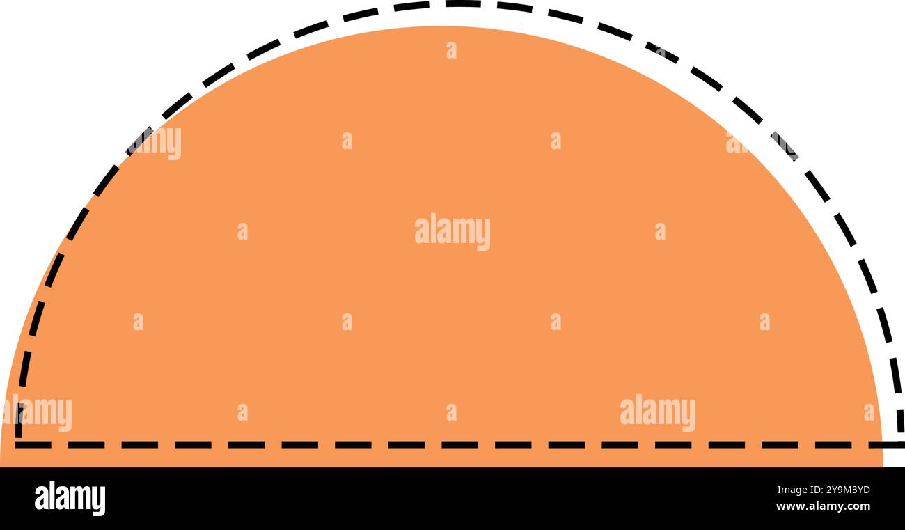 Semi circle semicircle Stock Vector Images - Alamy