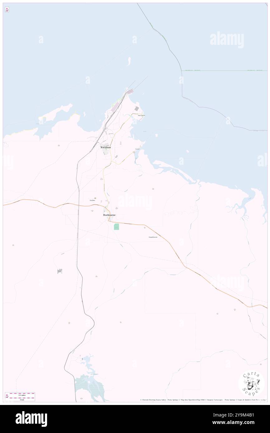 Roebourne map hi-res stock photography and images - Alamy