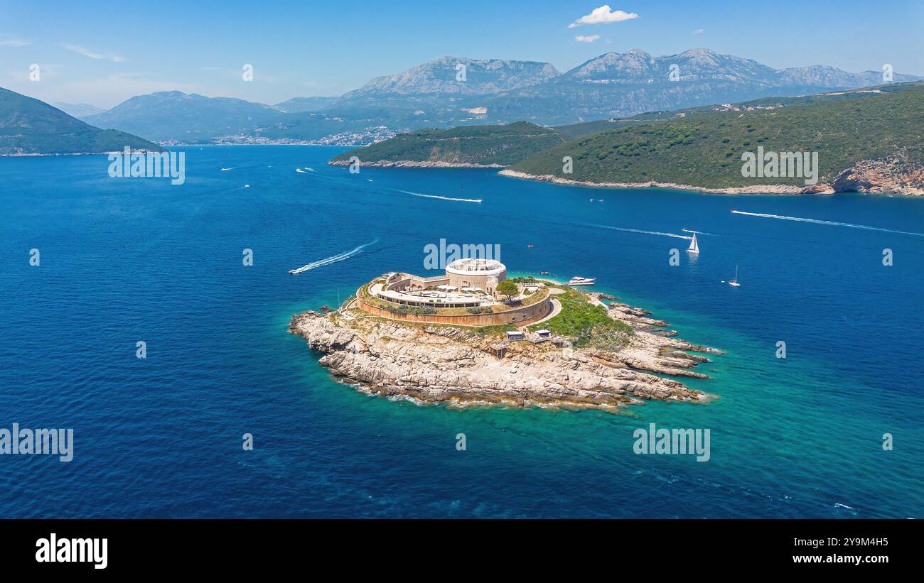 Aerial view lastavica fortress hi-res stock photography and images - Alamy