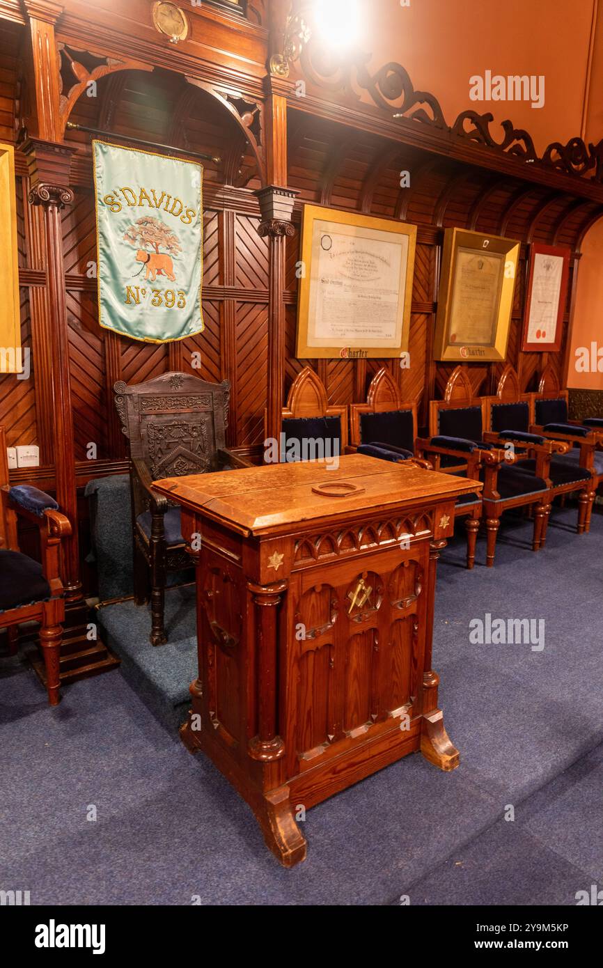 Freemasons hall interior hi-res stock photography and images - Alamy