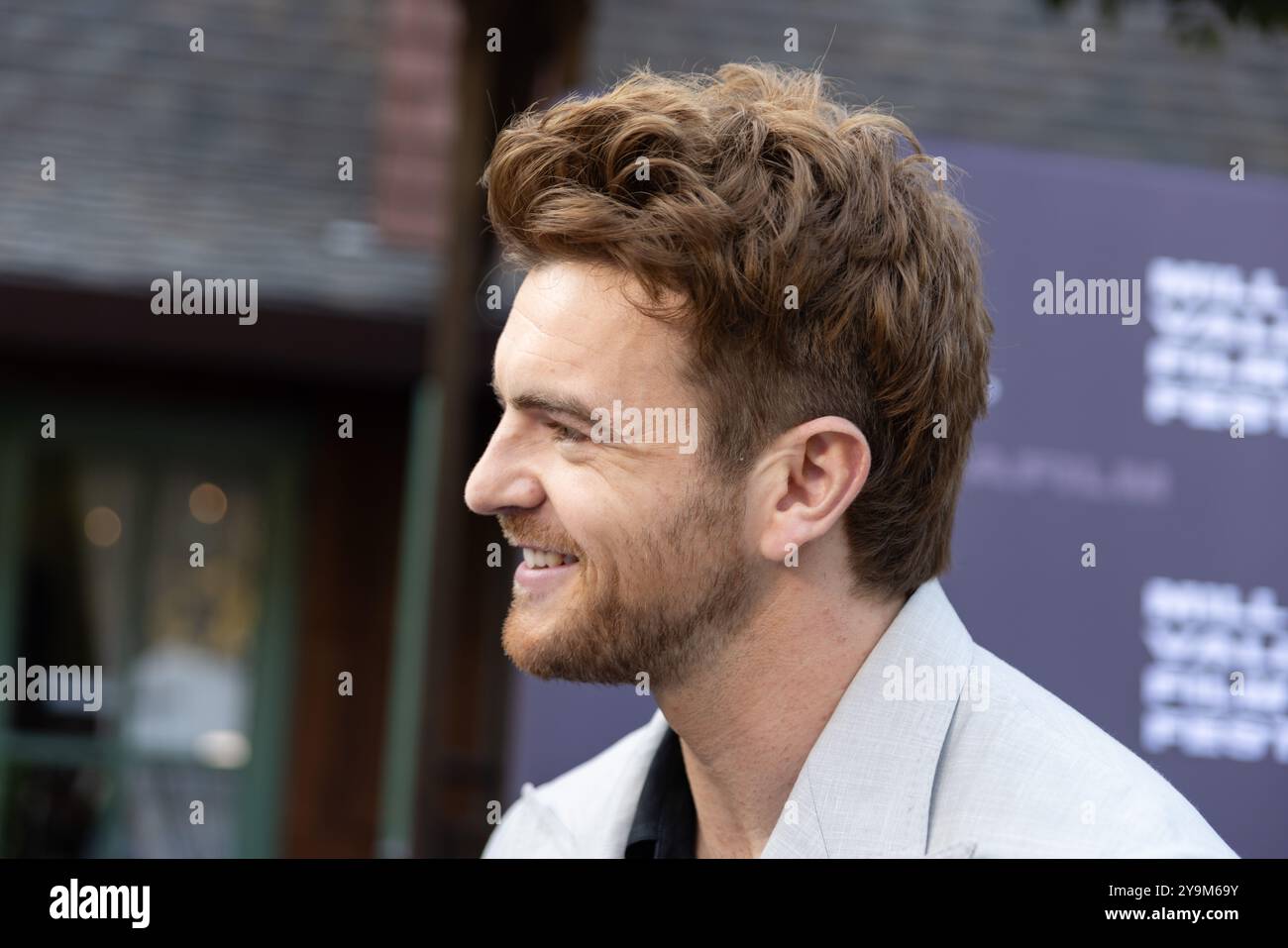 Mill Valley, USA. 10th Oct, 2024. Actor Jonno Davies attends the Screening of “Better Man ...