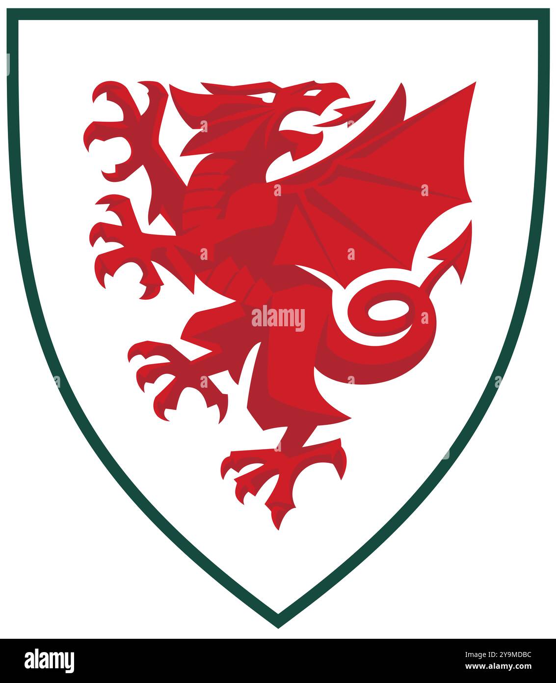 Welsh national football team logo hi-res stock photography and images ...