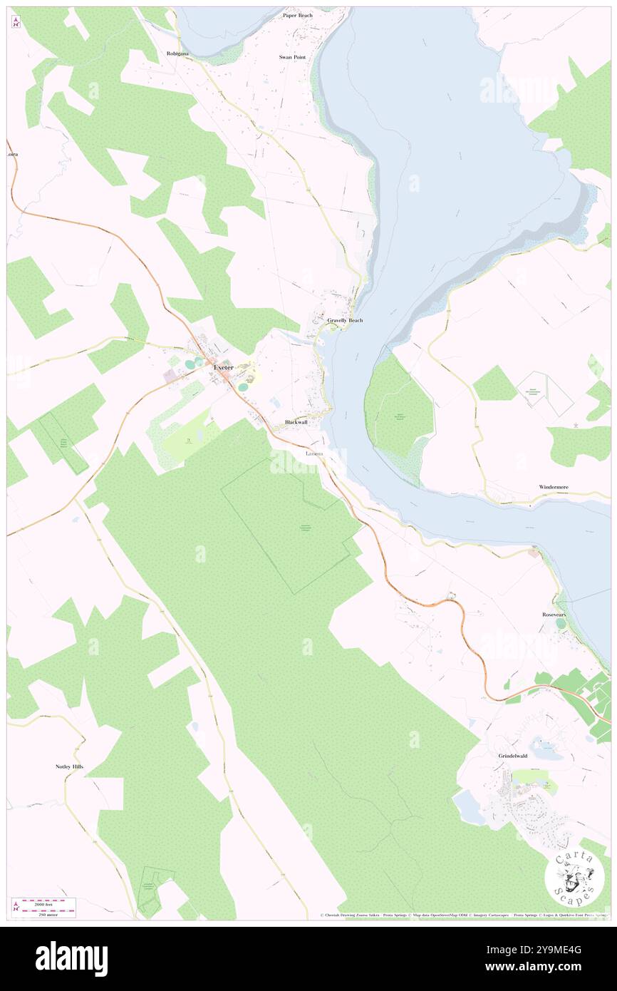 Lanena, West Tamar, AU, Australia, Tasmania, S 41 18' 39'', N 146 58' 2 ...