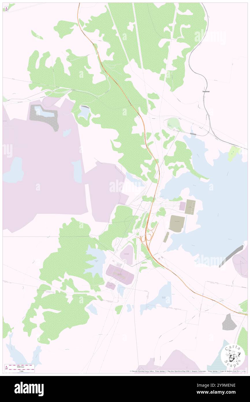 Ash Dam, Muswellbrook, AU, Australia, New South Wales, S 32 21' 54'', N ...
