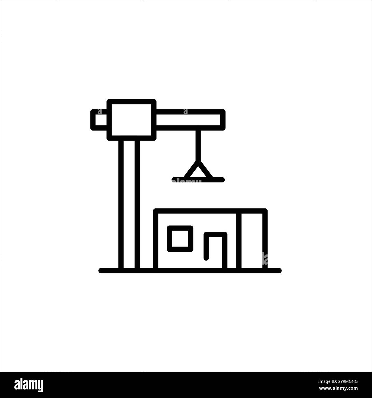 Engineering crane precision Stock Vector Images - Alamy