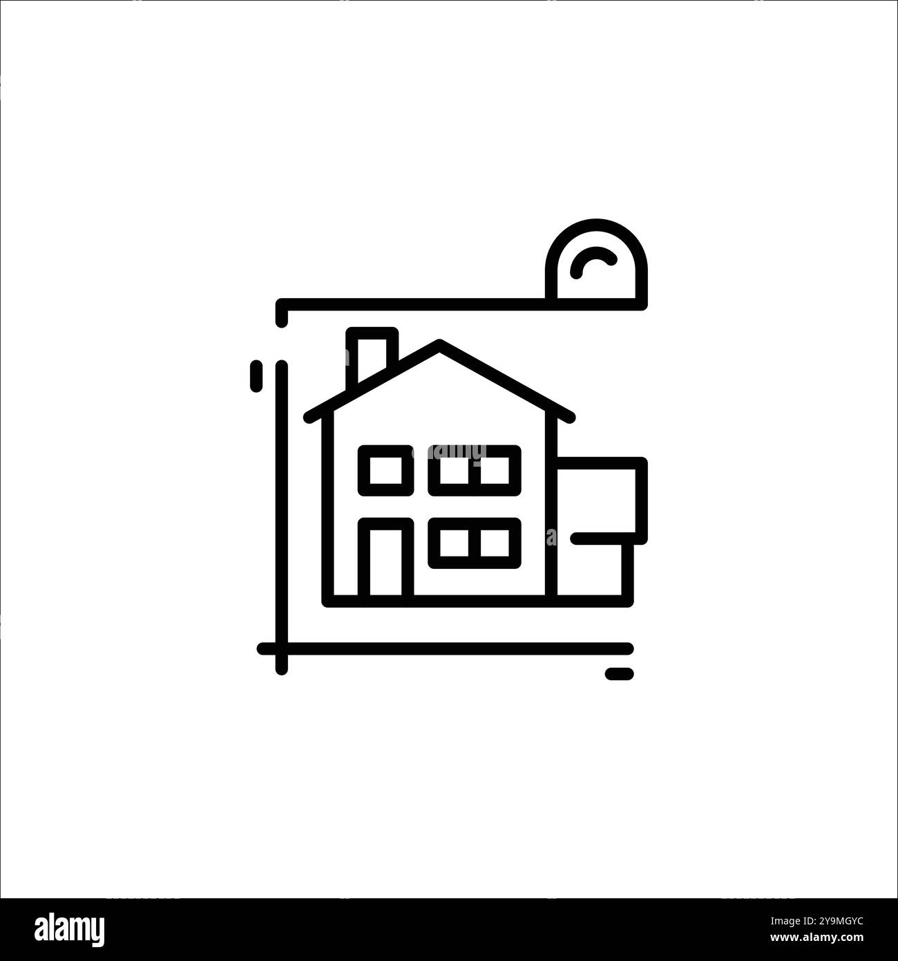 House design blueprint icon Stock Vector Image & Art - Alamy