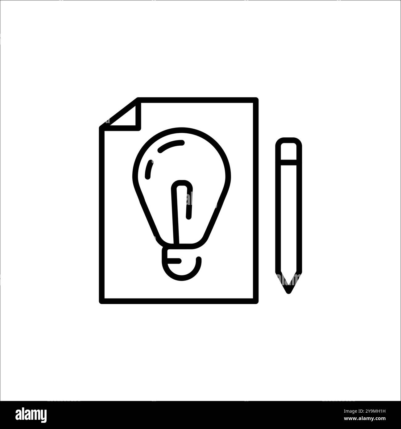 Idea planning icon Stock Vector Image & Art - Alamy
