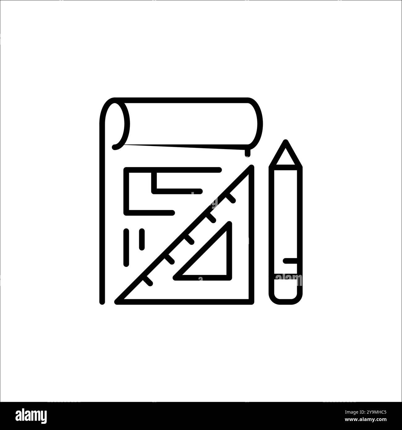 Architectural planning icon Stock Vector Image & Art - Alamy