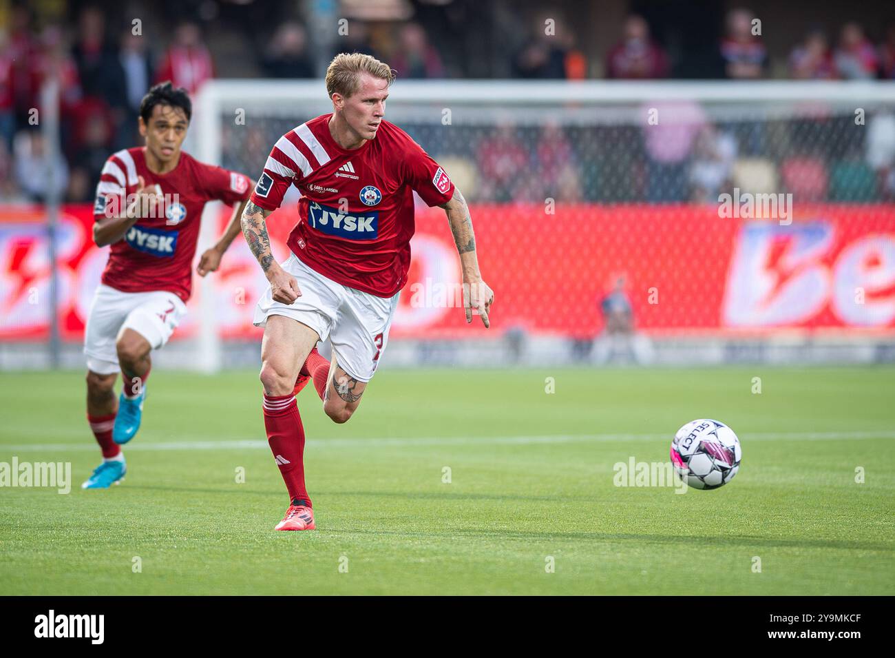 Silkeborg, Denmark. 22nd, September 2024. Tonni Adamsen (23) of ...