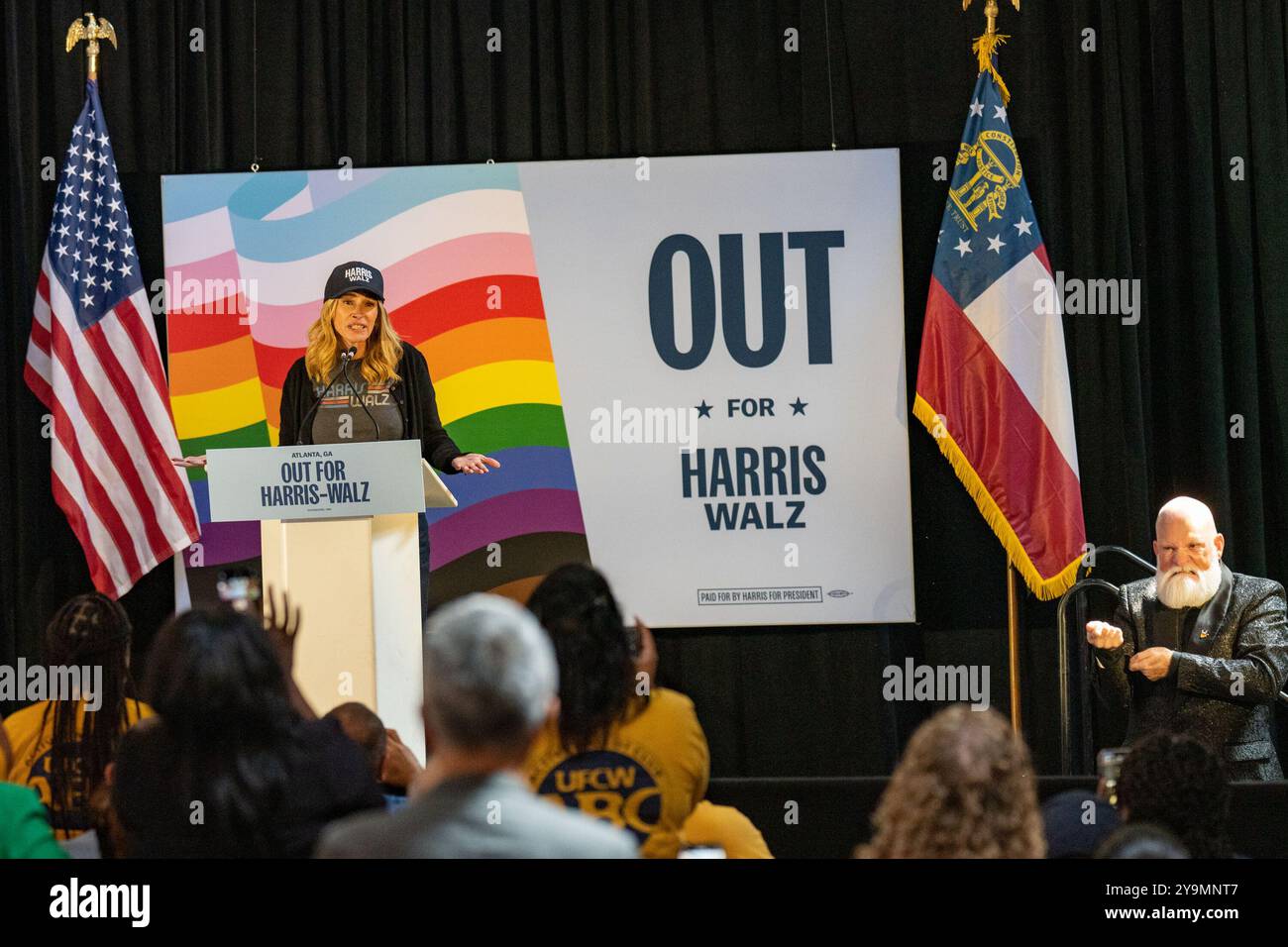 Atlanta, Georgia – October 10, 2024: Actress and activist Julia Roberts ...