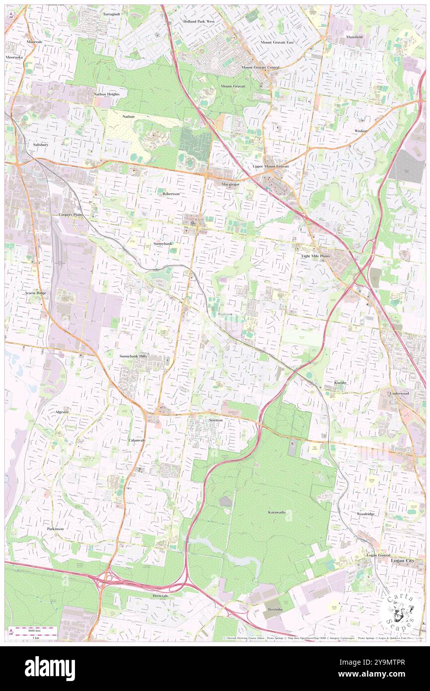 Runcorn map Cut Out Stock Images & Pictures - Alamy