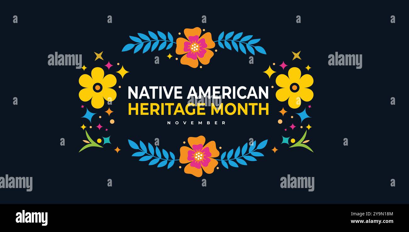 Native american heritage Month greeting Vector banner, poster, card ... Native american heritage Month greeting Vector banner, poster, card ...