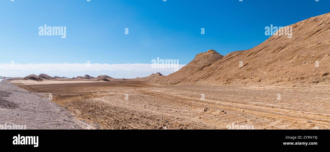 Geomorphology of Yadan, Qinghai, China along the Qinghai-Xinjiang ...