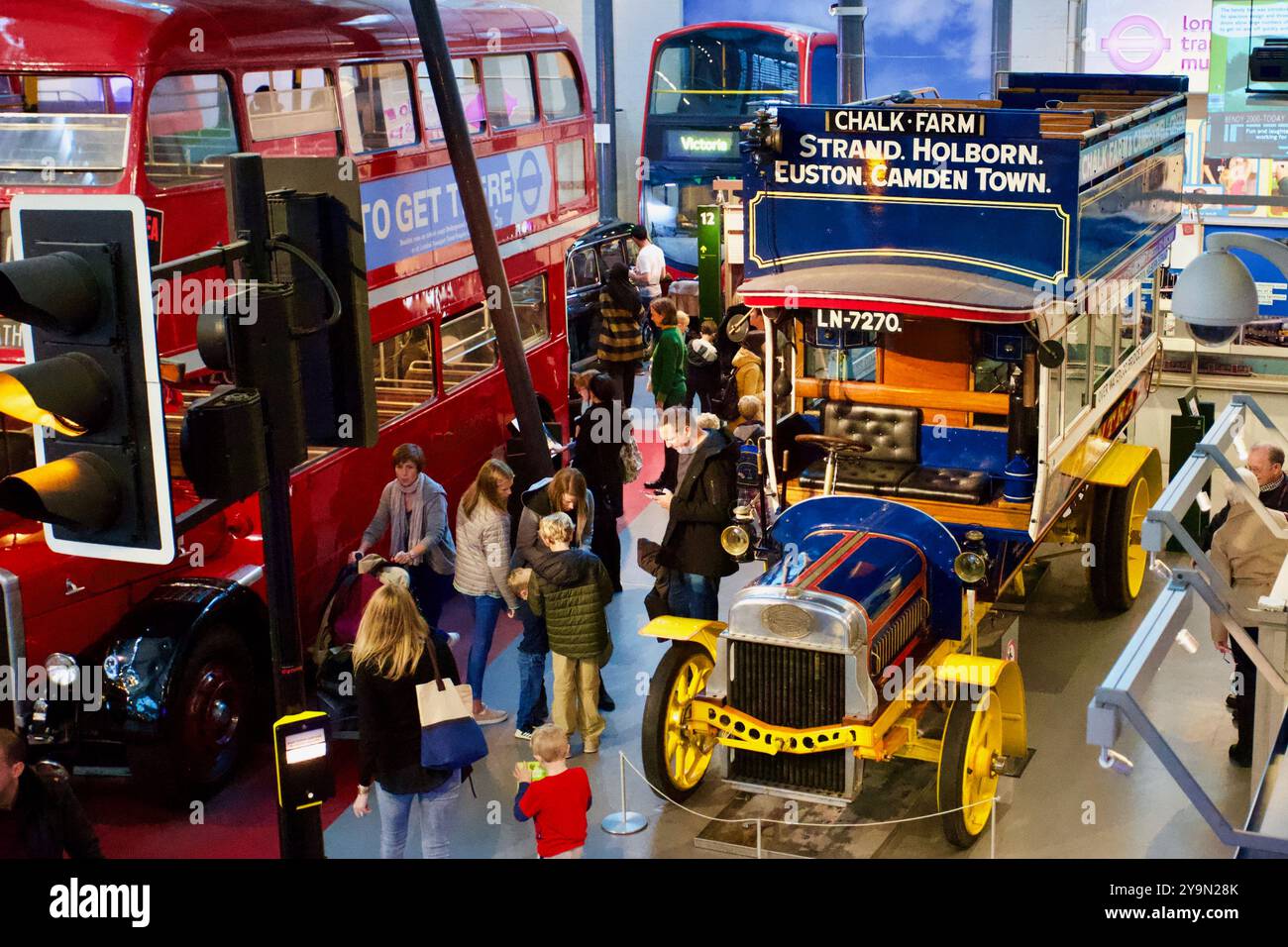 1908 London Central Leyland X2 double decker motor bus, London ...