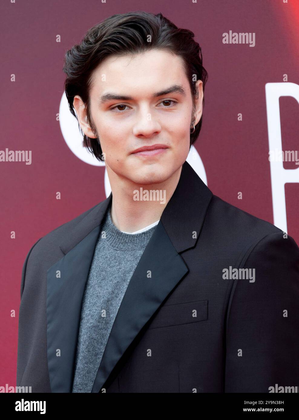 10 Oct 2024, London, England, UK - Louis Partridge attending Disclaimer ...