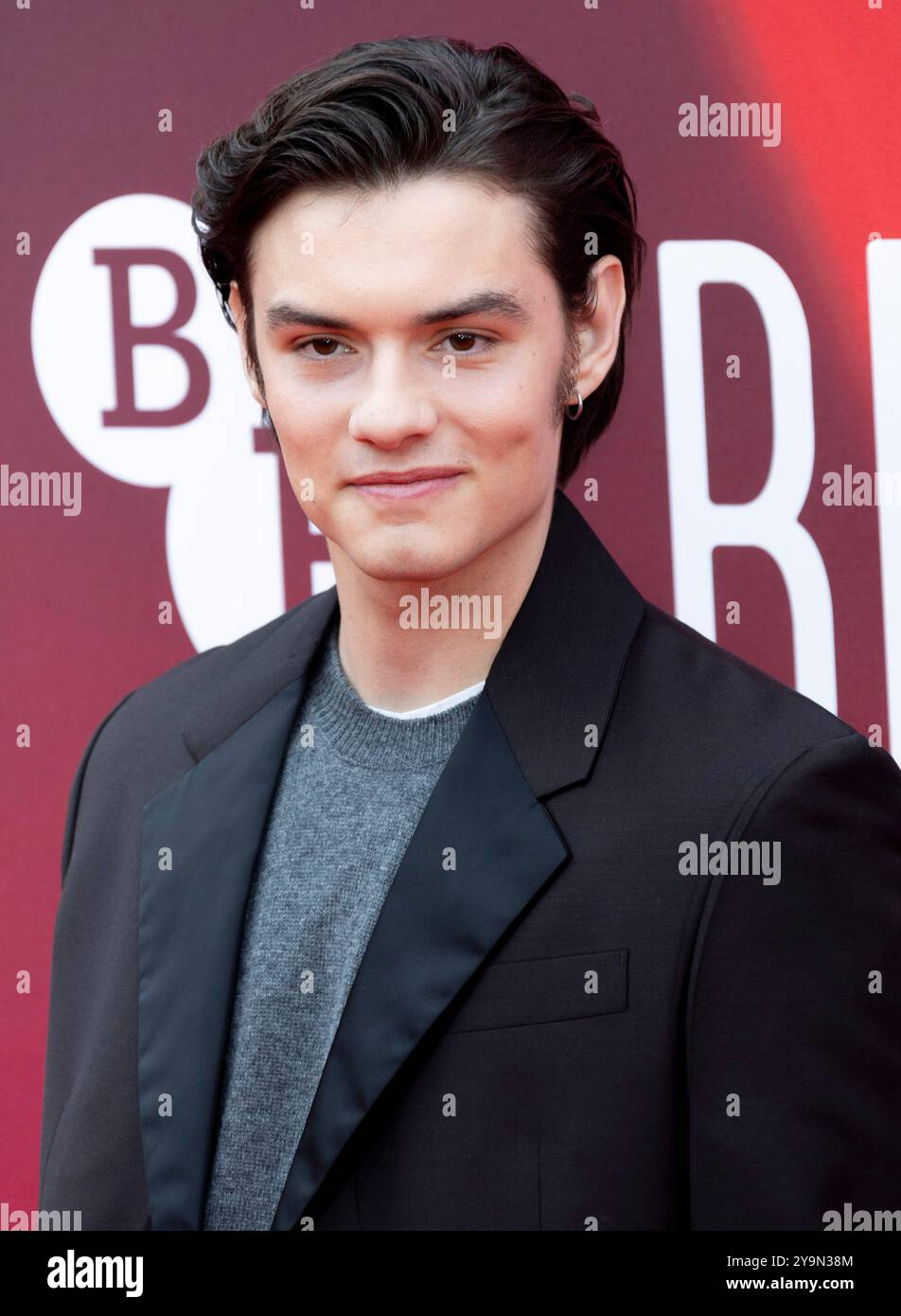 10 Oct 2024, London, England, UK - Louis Partridge attending Disclaimer ...