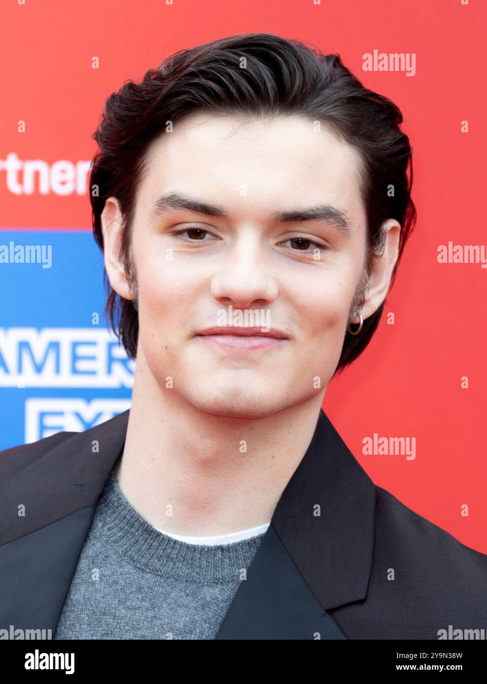 10 Oct 2024, London, England, UK - Louis Partridge attending Disclaimer ...