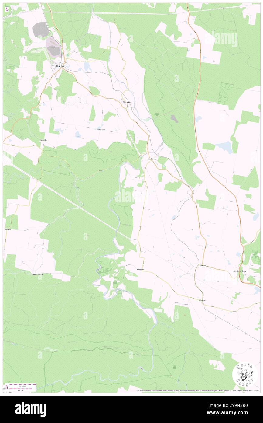 Kimberley, Meander Valley, AU, Australia, Tasmania, S 41 25' 1'', N 146 ...