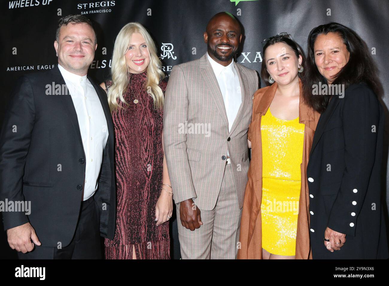 Woodside, USA. 10, October, 2024. Pictured left to right, Zak Williams ...