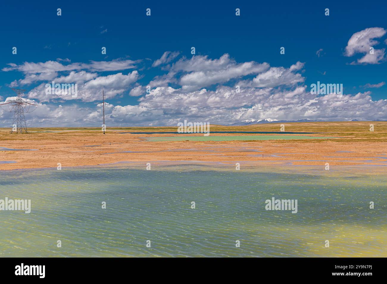 Kunlun mountains plateau xinjiang scenery natural scenery water ...