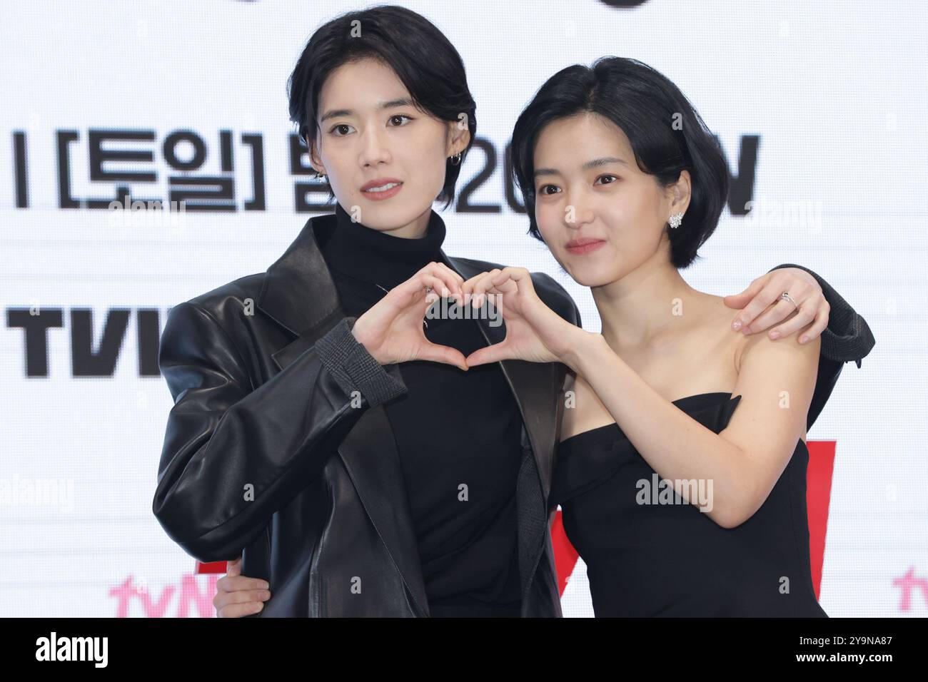 11th Oct, 2024. S. Korean actresses Kim Tae-ri and Jung Eun-chae South Korean actresses Kim Tae ...