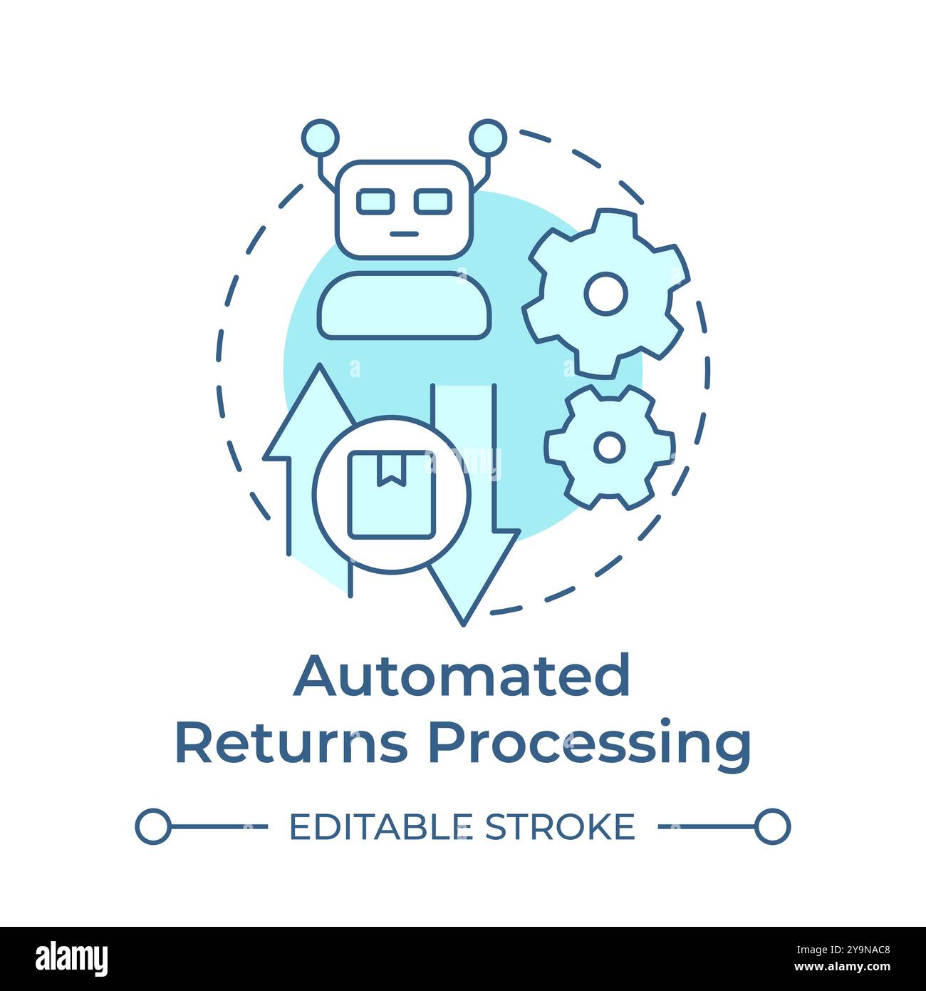Robotics processing Stock Vector Images - Alamy