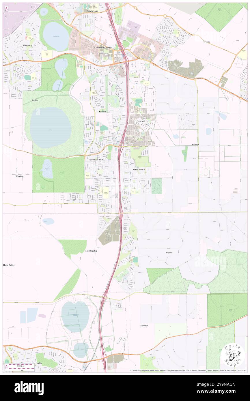 Radiata Park, City of Cockburn, AU, Australia, Western Australia, S 32 ...