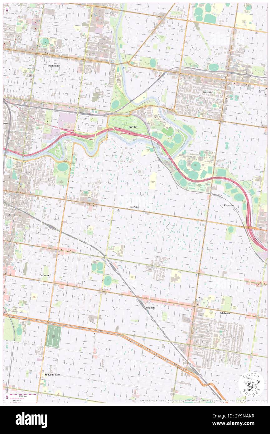 Toorak, Stonnington, AU, Australia, Victoria, S 37 50' 29'', N 145 0 ...