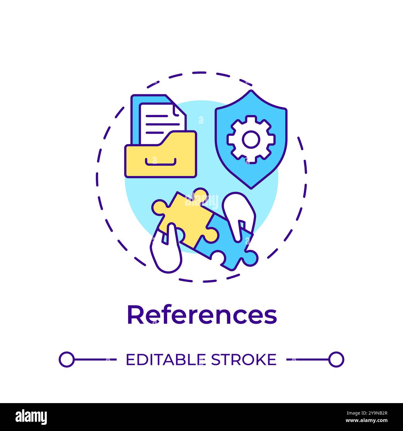 References multi color concept icon Stock Vector Image & Art - Alamy