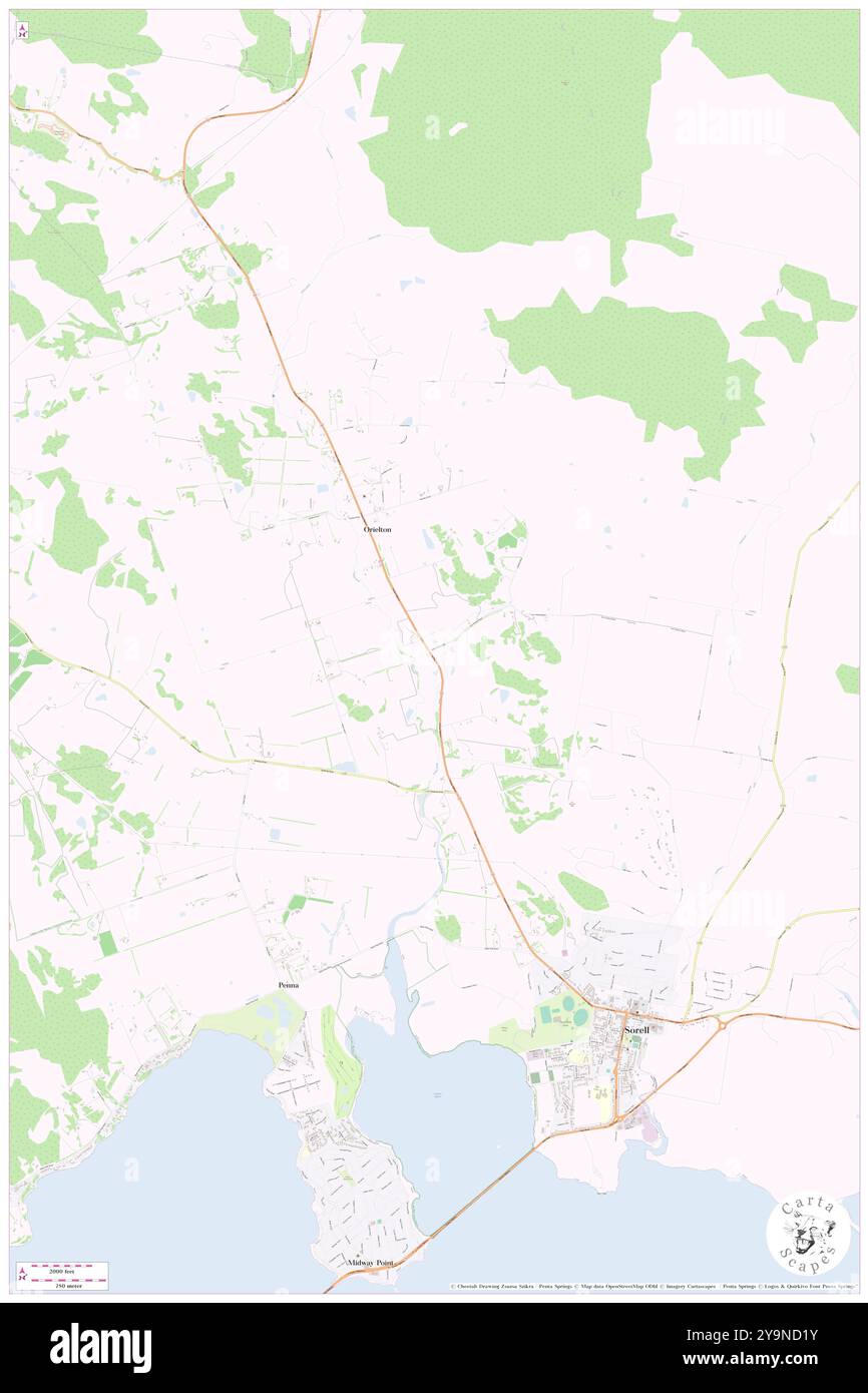 Saltwater Creek Bridge, Sorell, AU, Australia, Tasmania, S 42 45' 0 ...