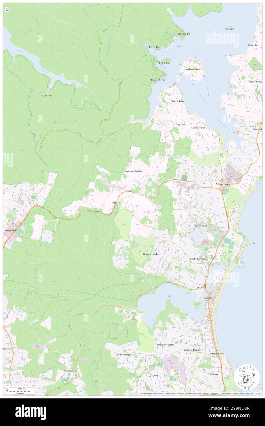 Ingleside Park, , AU, Australia, New South Wales, S 33 40' 54'', N 151 ...