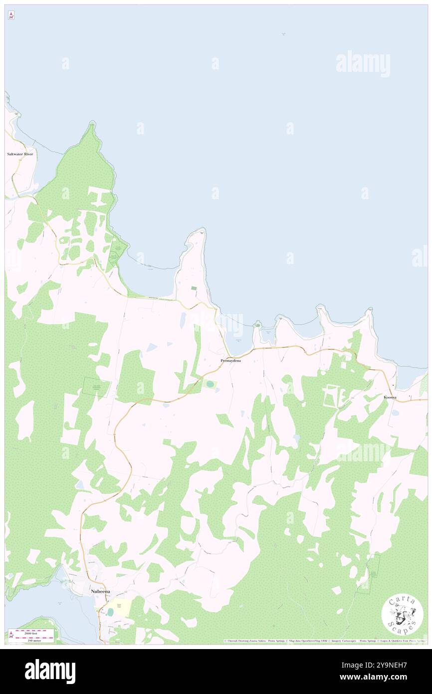Taranna Creek Bridge, Tasman Peninsula, AU, Australia, Tasmania, S 43 2 ...