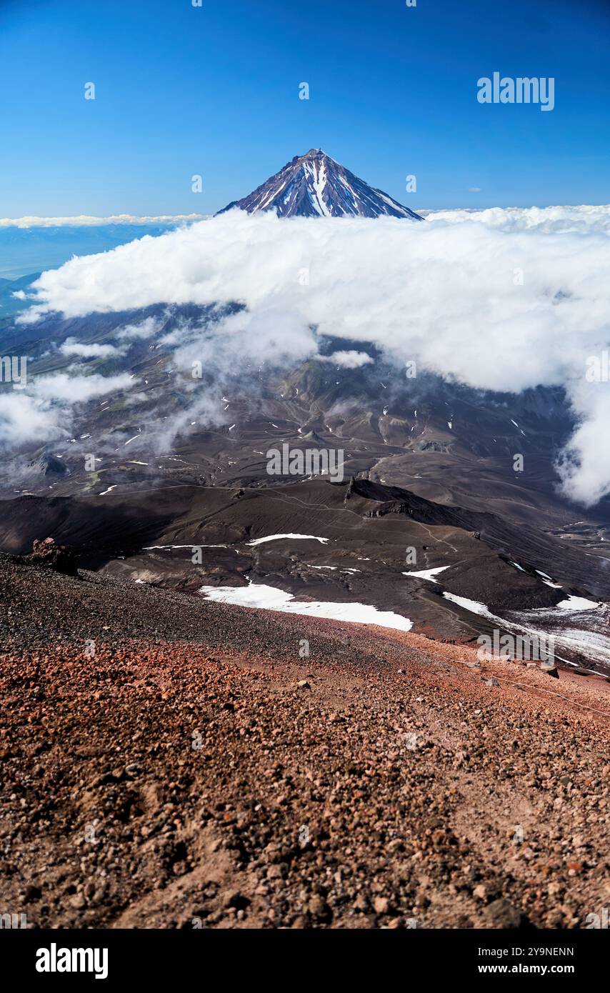 Koryaksky volcano. The Majestic and Stunning Volcano Resides Underneath ...