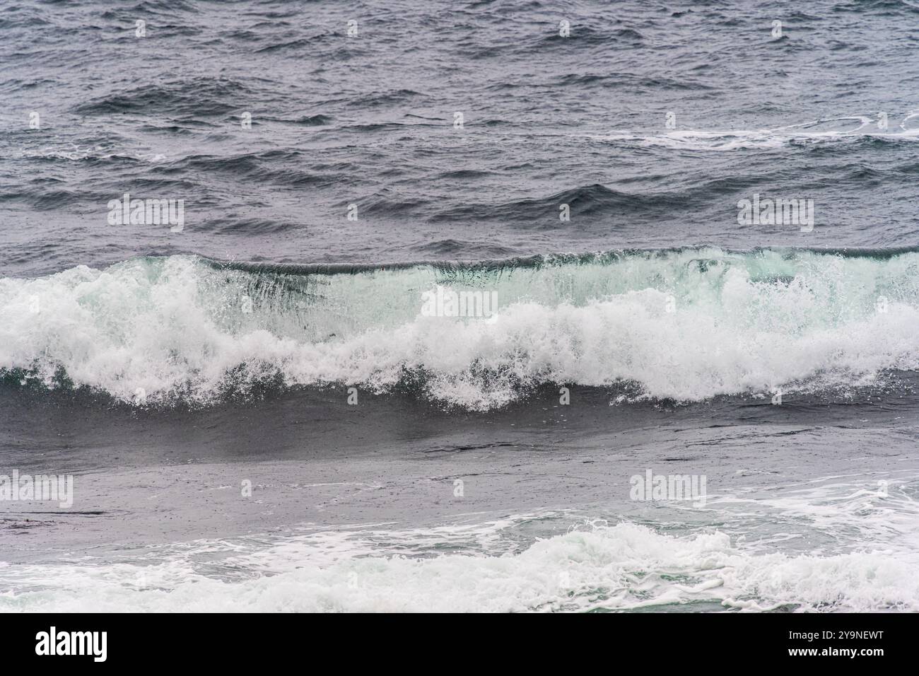 Wave breaking in transparent ocean hi-res stock photography and images ...