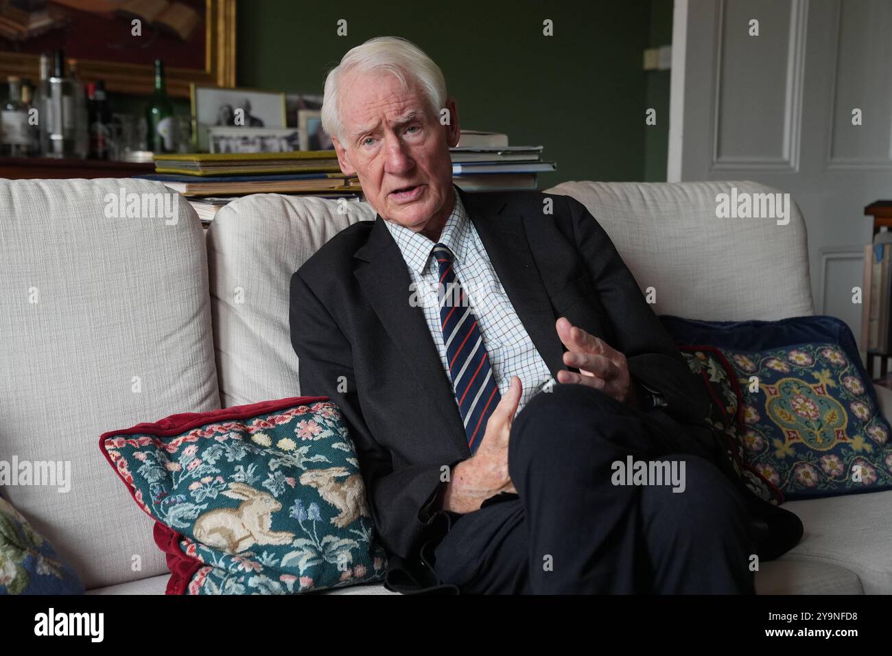 Lord Robin Butler speaking to the PA news agency in London, ahead of ...