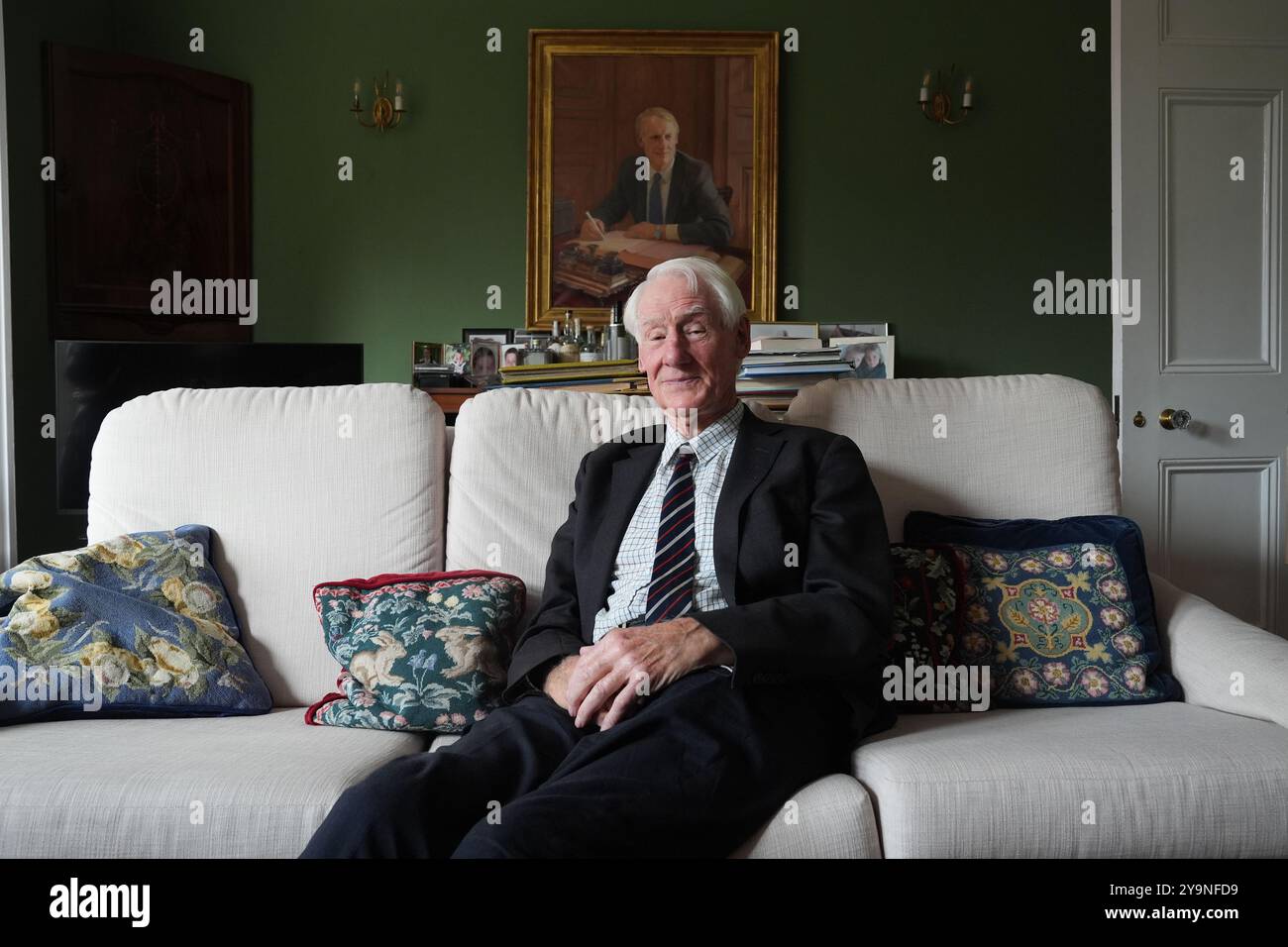 Lord Robin Butler speaking to the PA news agency in London, ahead of ...