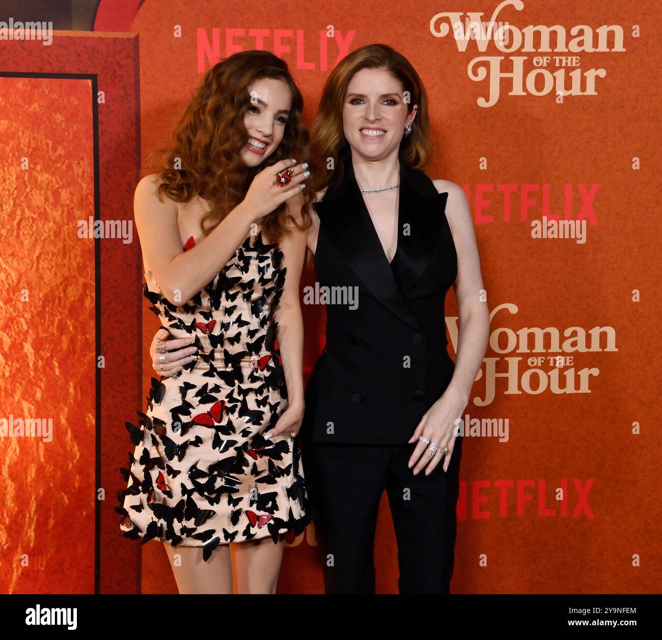 Cast members Autumn Best (L) and Anna Kendrick attend the premiere of ...