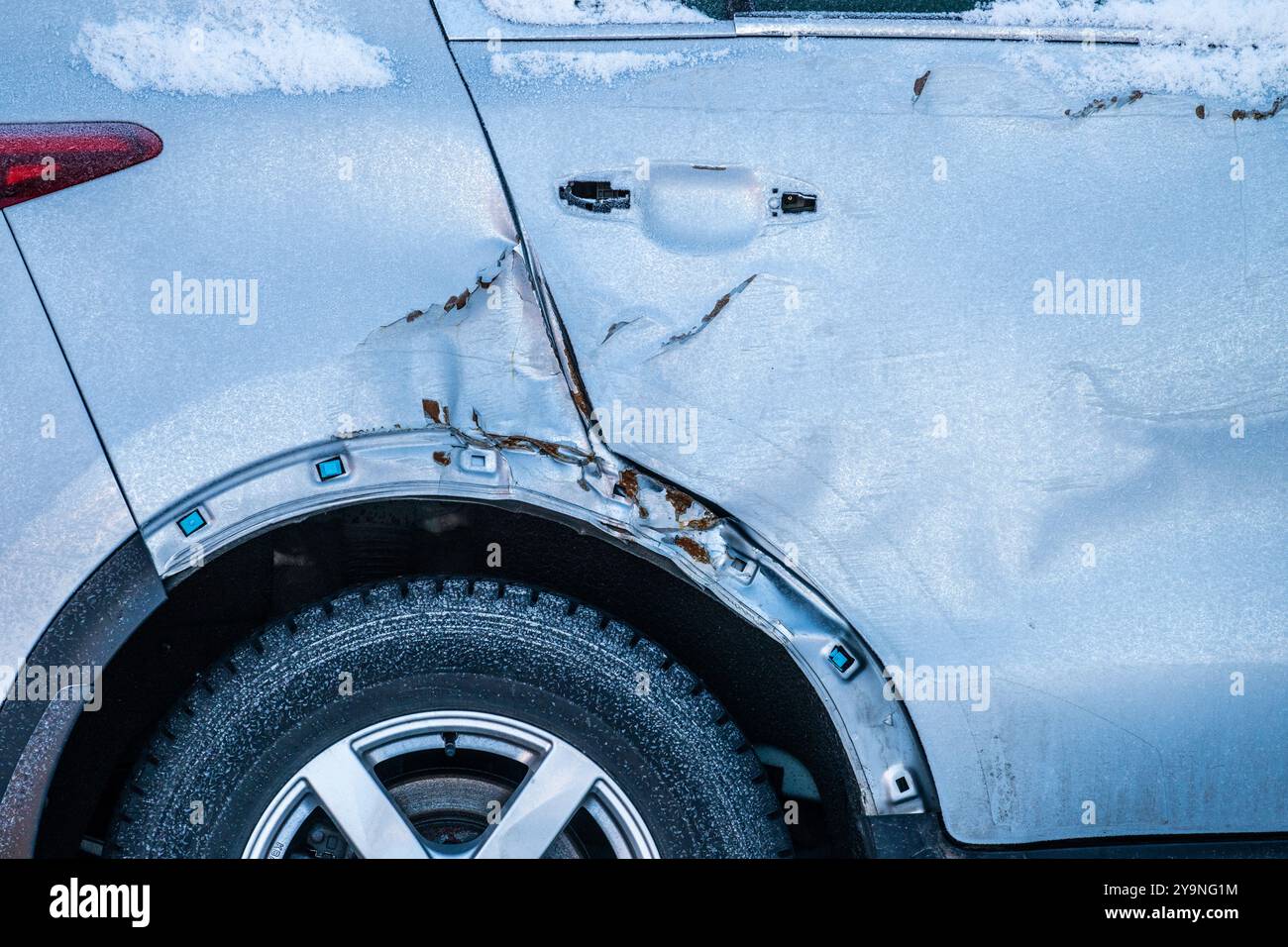 Broken front fender isolated hi-res stock photography and images - Alamy