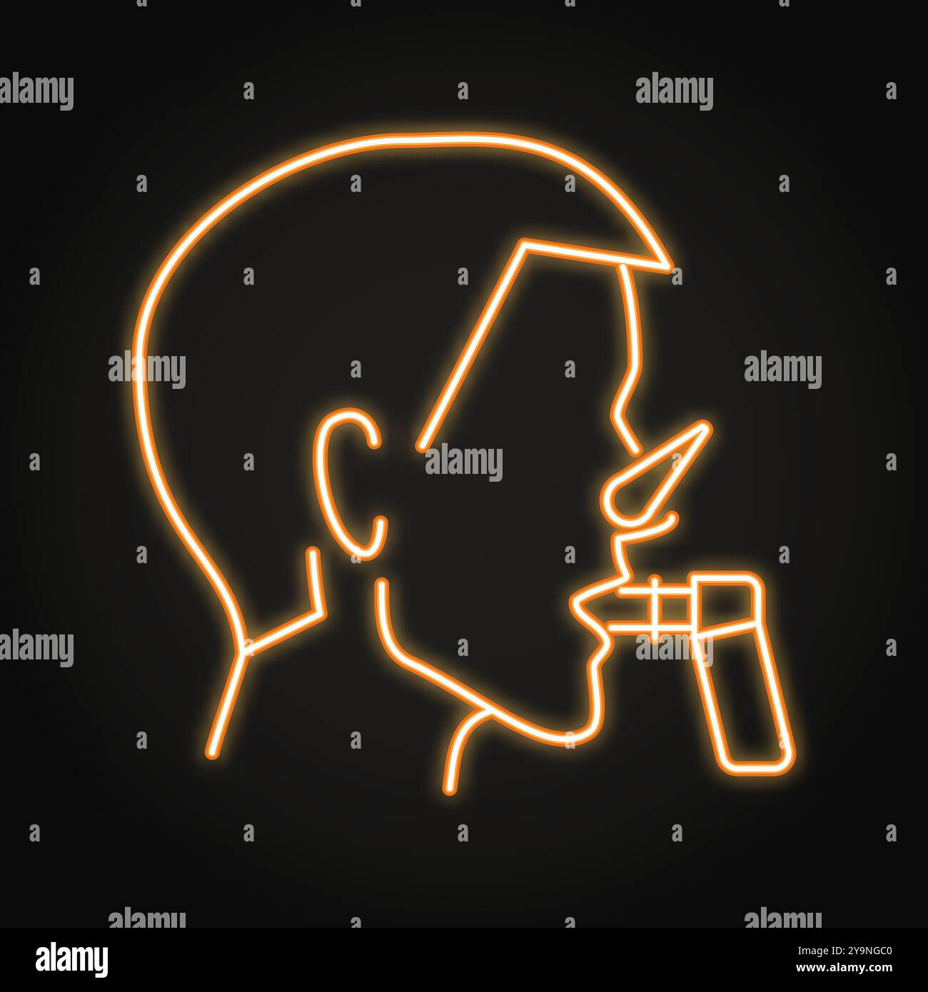 Spirometry vector vectors hi-res stock photography and images - Alamy