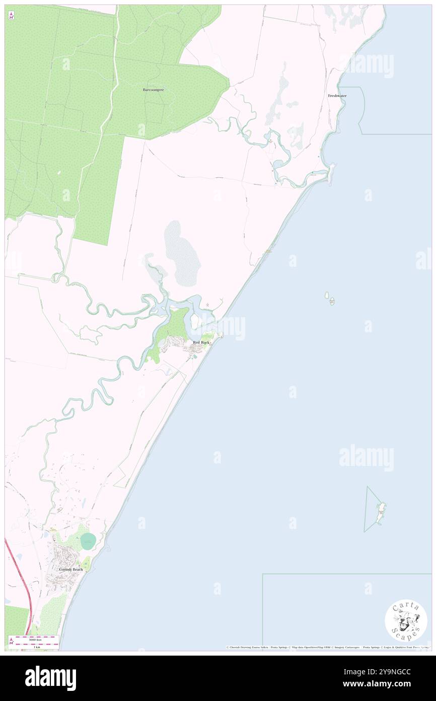 Corindi River, , AU, Australia, New South Wales, S 29 58' 49'', N 153 ...